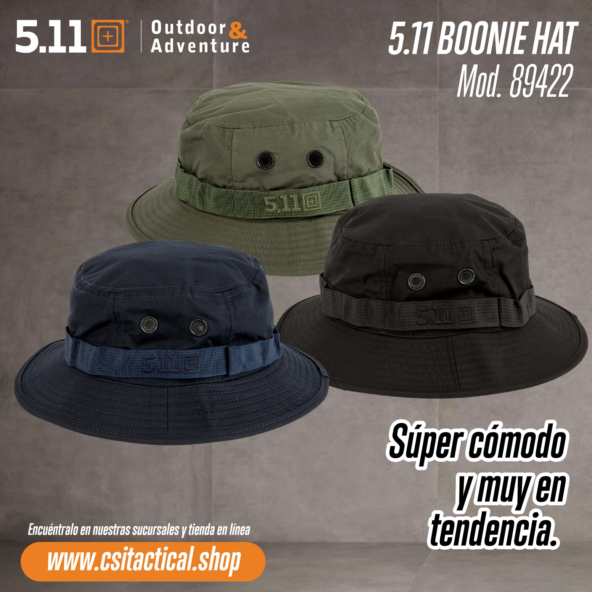 BOONIE HAT - Academia CSI Tactical