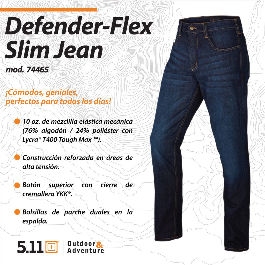 DEFENDER-FLEX JEAN-SLIM - Academia CSI Tactical