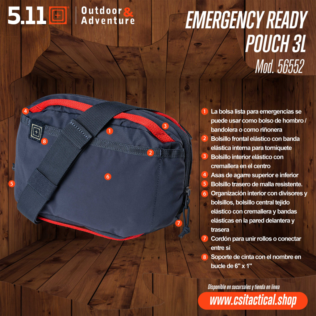 EMERGENCY READY POUCH 3L - Academia CSI Tactical