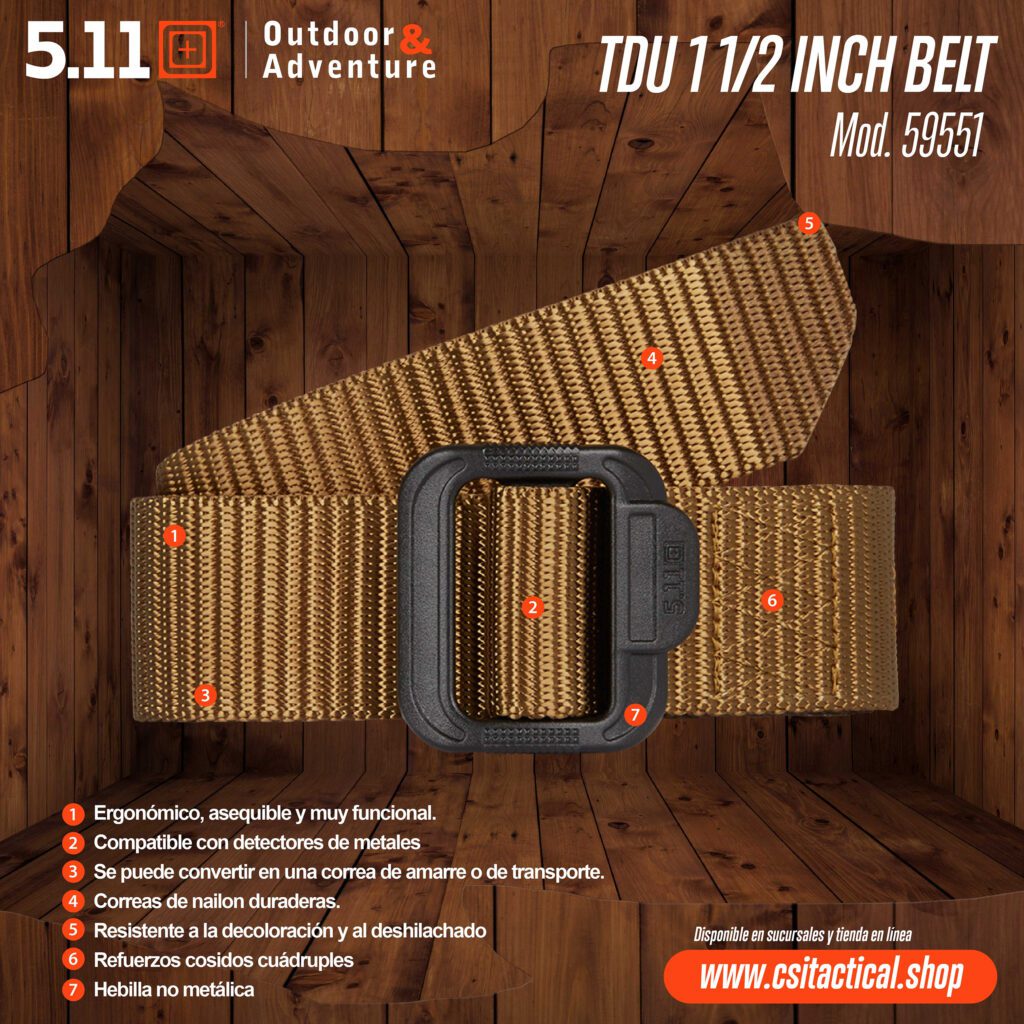 TDU 1 1/2 INCH BELT - Academia CSI Tactical